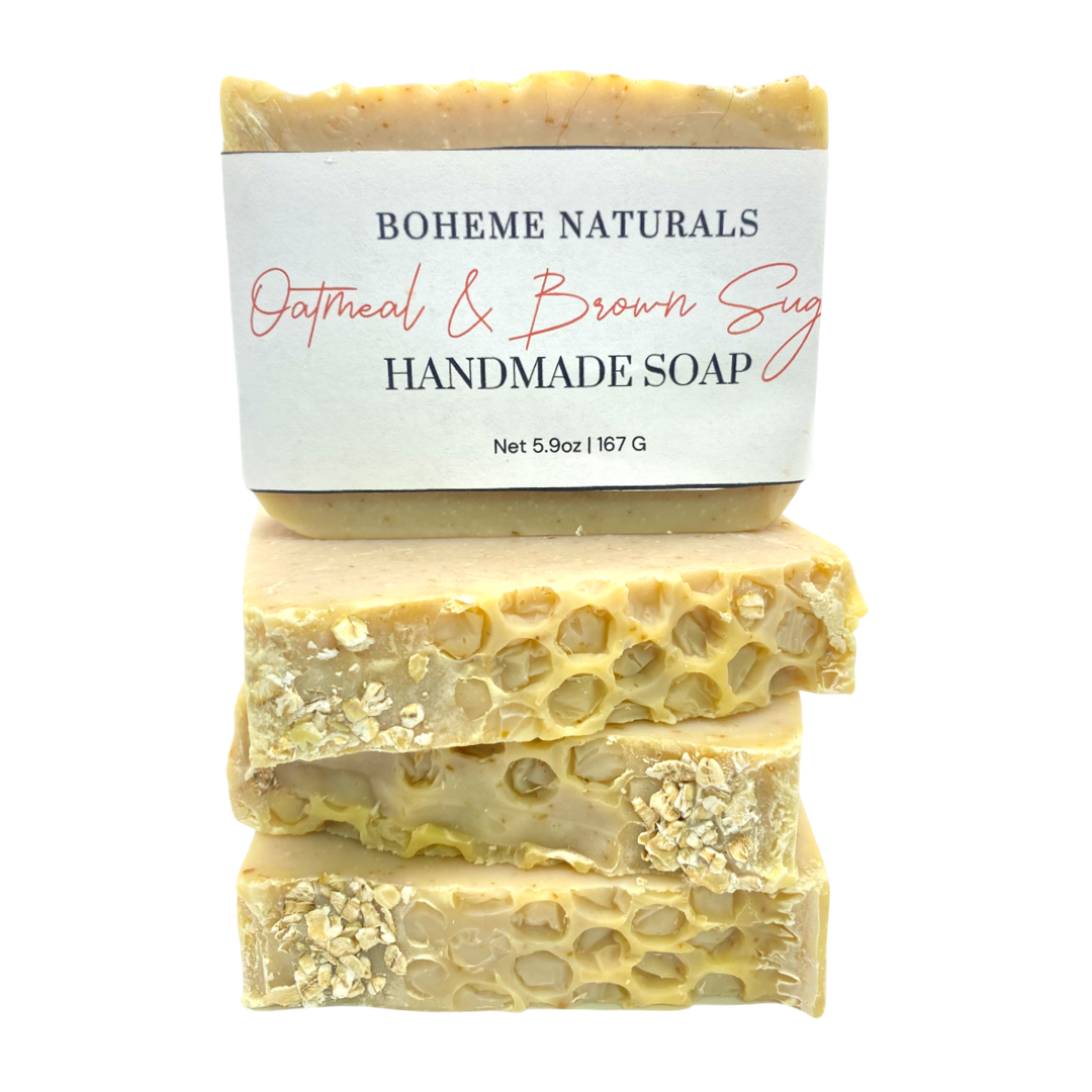 Oatmeal & Brown Sugar Soap – Boheme Naturals